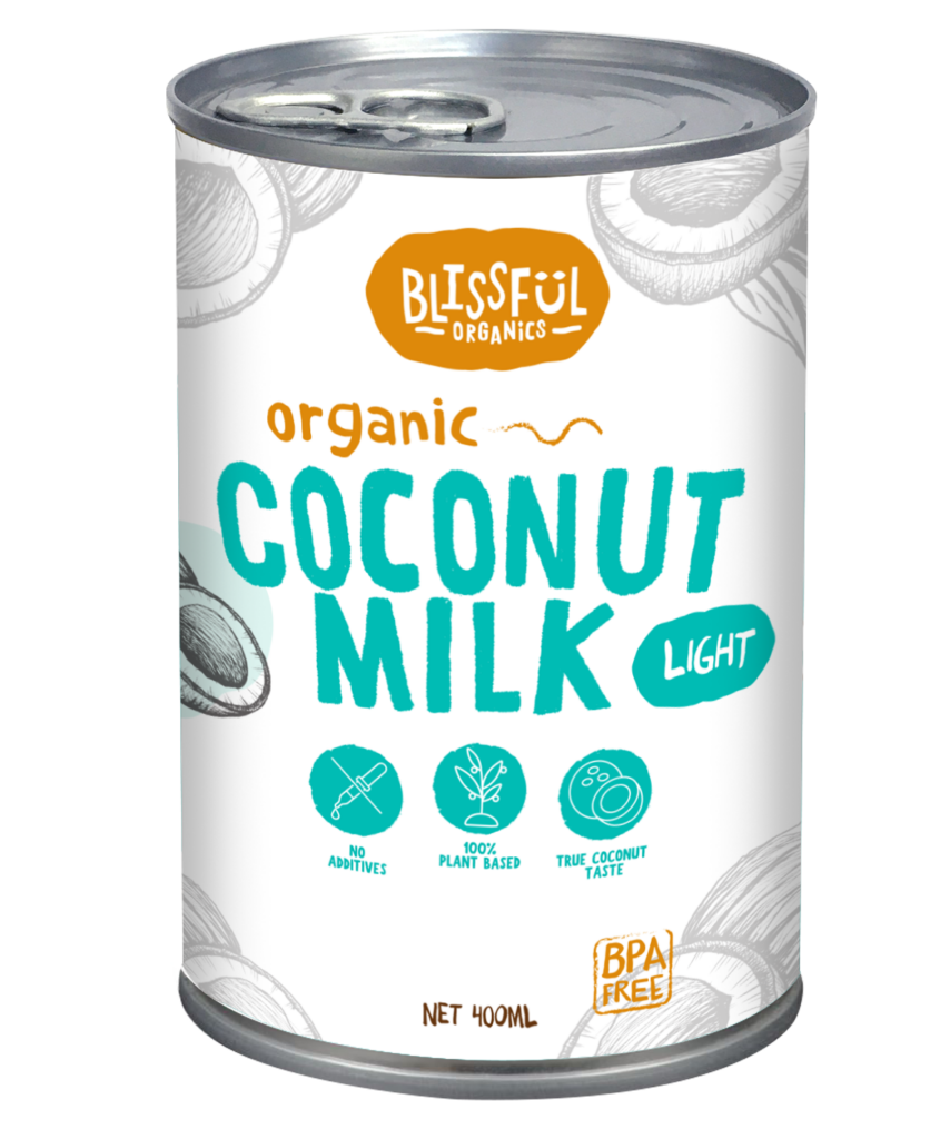 Bliss Organic Coconut Milk Light 400ml - FRUIT BROTHERS
