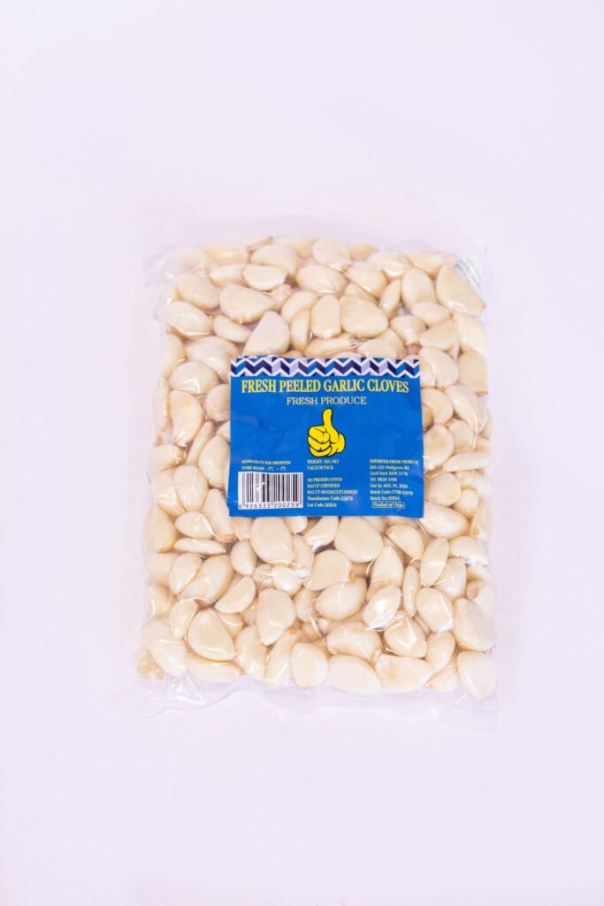 PROCESSED Garlic - PEELED - FRUIT BROTHERS